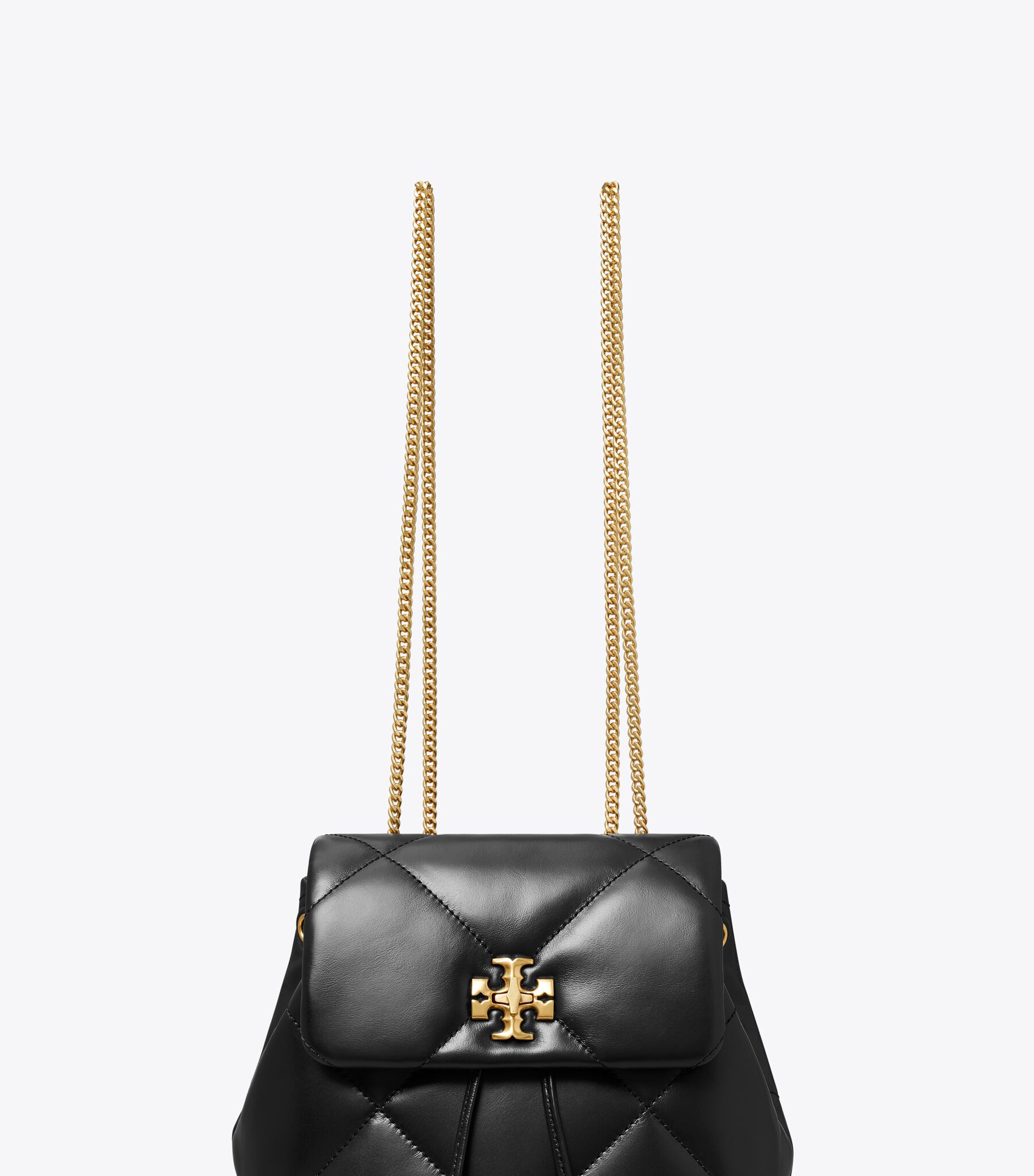 Mini Kira Diamond Quilt Backpack, Black | Tory Burch KSA