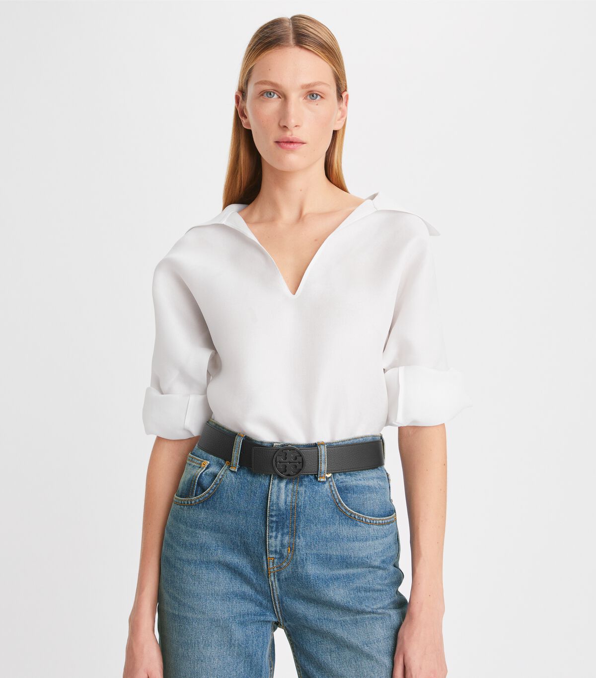 1.5" Miller Powder Coated Belt | Belts & Belt Bags | Tory Burch