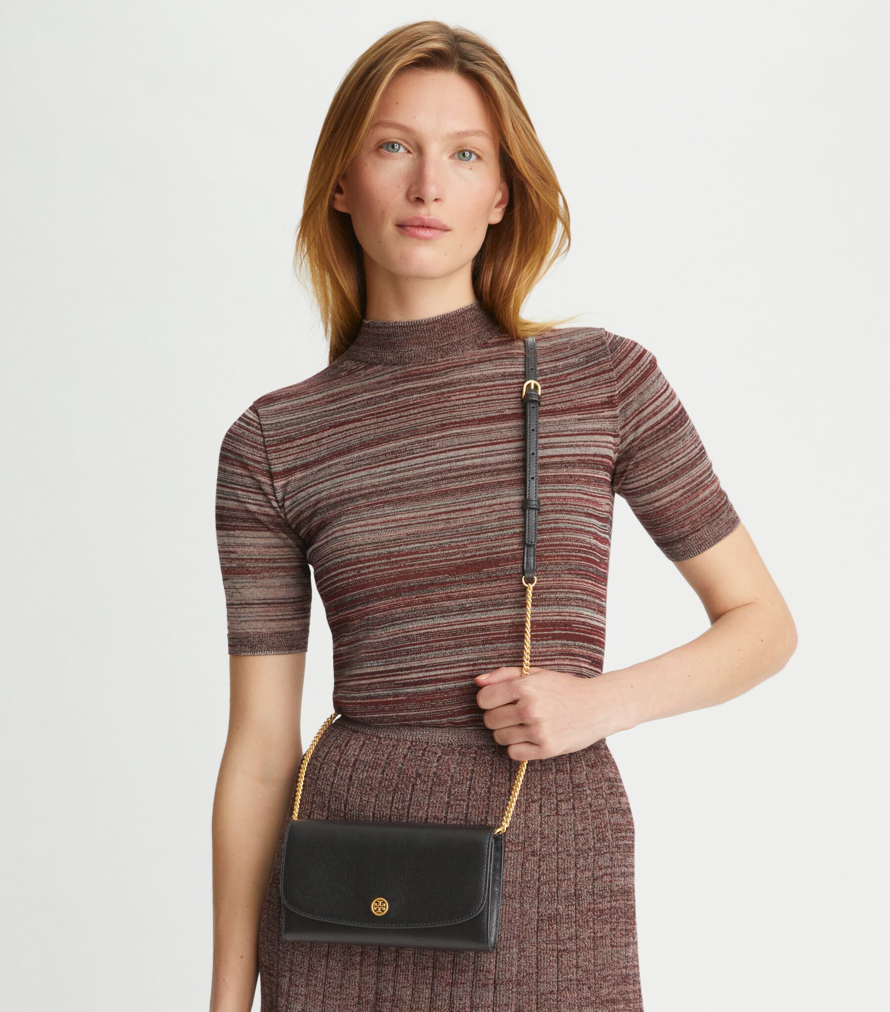 tory burch wallet black