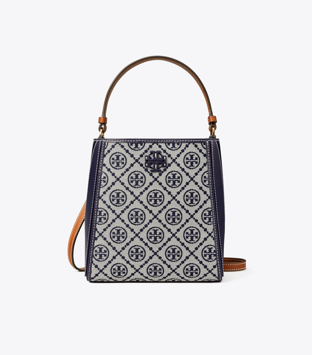 Small T Monogram Mcgraw Bucket Bag Tory Burch Ksa Navigation توري بر تش