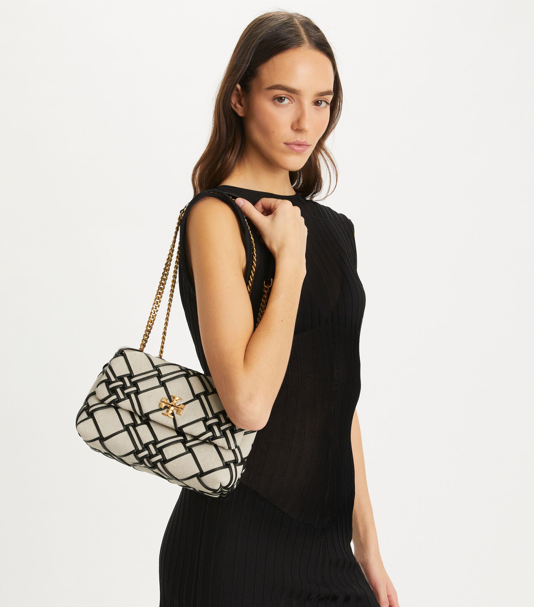 tory burch pattern shoulder bag